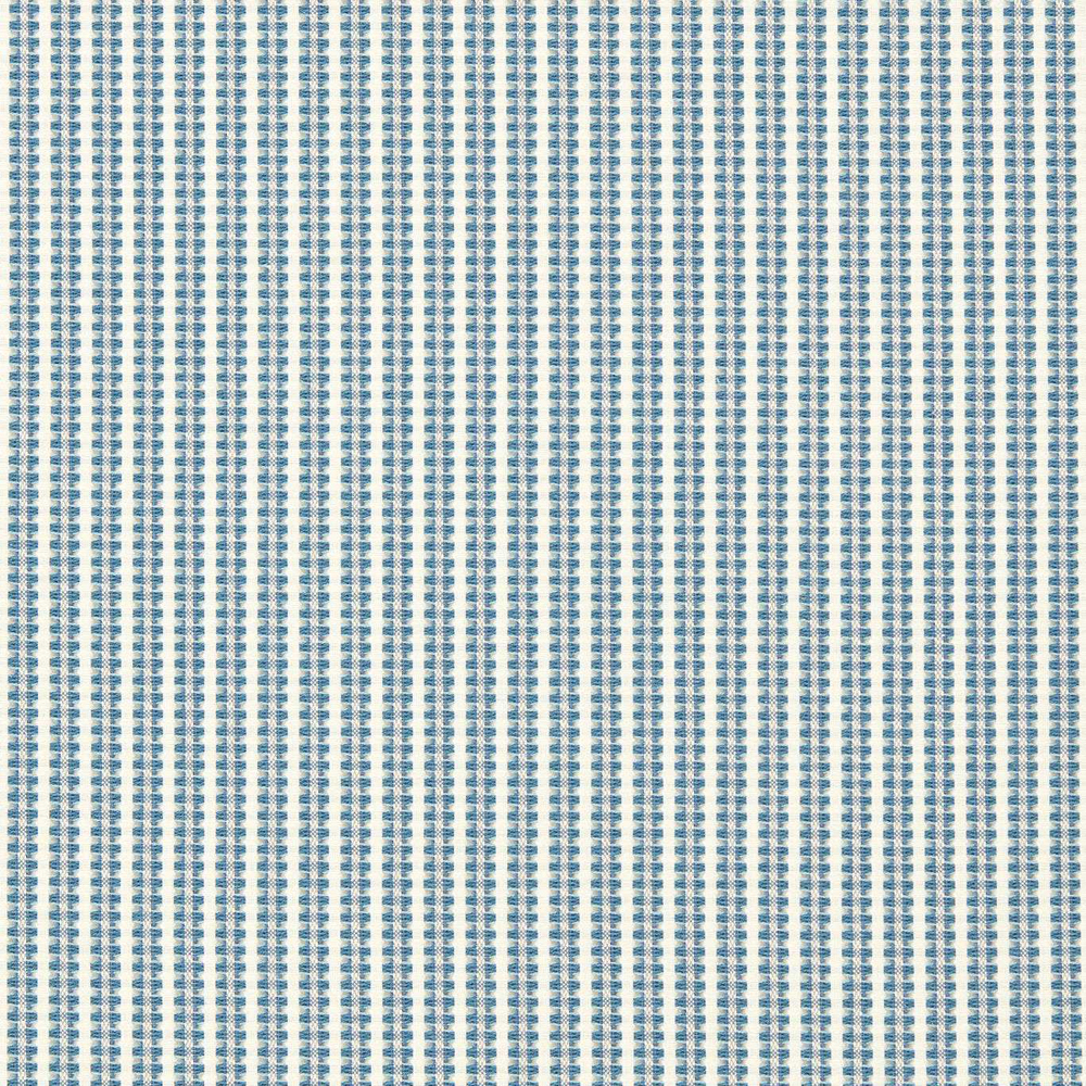 Pepita Stripe - Sky Linen fabric | Idyllic | Harlequin