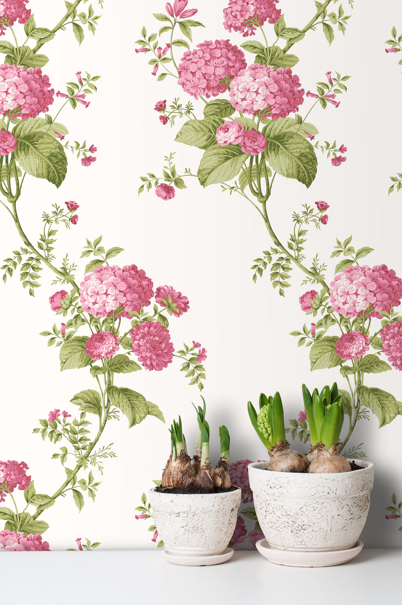 Heidi - Rose wallpaper | Spring Garden Wallpaper | The Design Archives