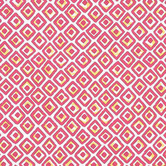 Indian Diamond - Pink fabric | Ceylon Fabrics | Thibaut