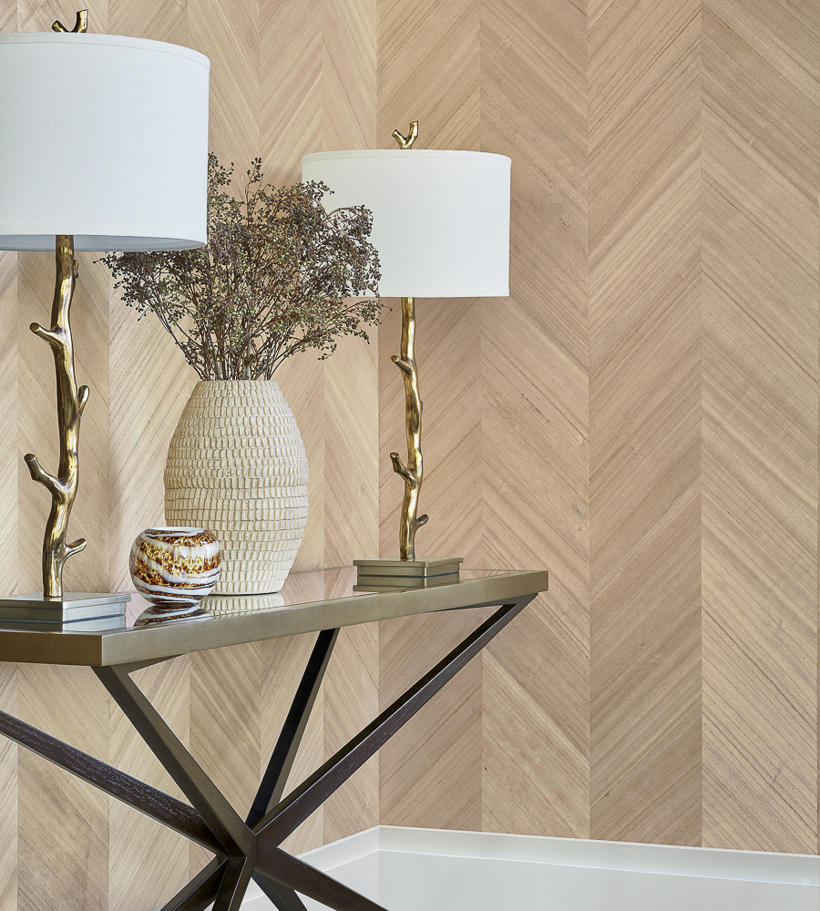 Inyo Wood - Natural wallpaper | Surface Resource | Thibaut