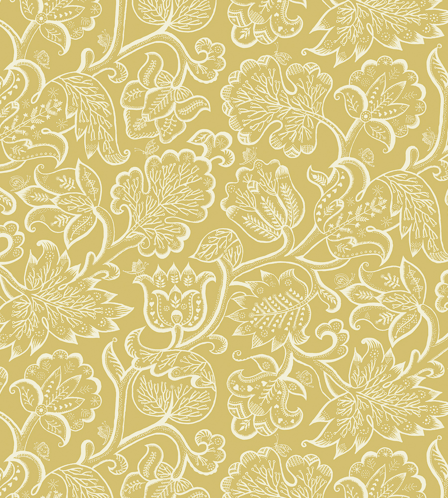 Jacobean Paper - Baroque wallpaper | Celia Birtwell Classics | Blendworth