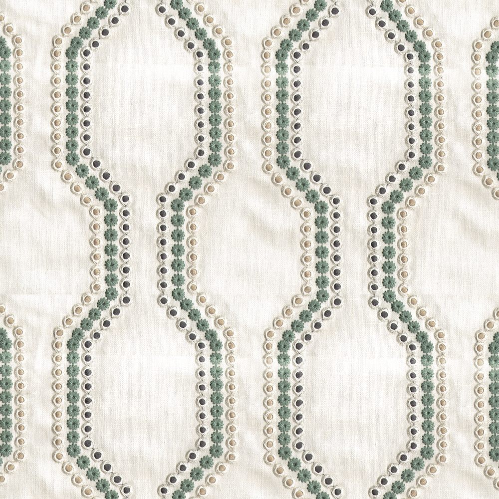 Kitts - Jade fabric | Tropical | Beaumont Textiles