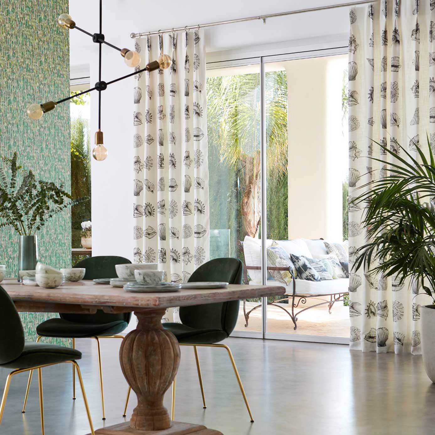 Kabibi - Indigo fabric | Anthozoa | Harlequin