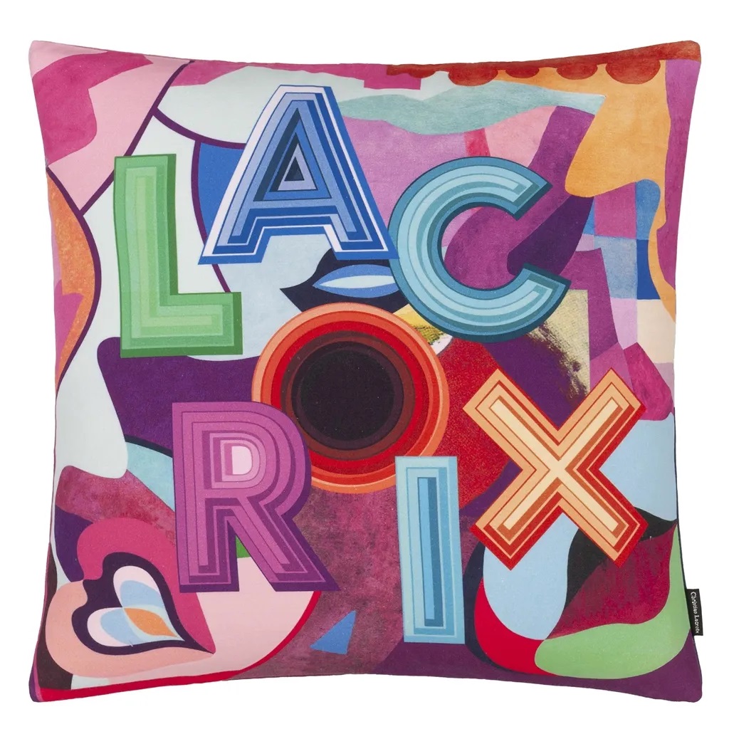 Lacroix Palette Multicolore Cushion | Patterned & Embroidered Cushions