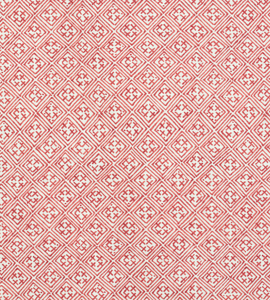 Laos - Red fabric | Chestnut Hill | Thibaut