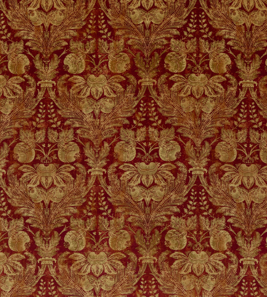 Lapura Velvet - Indian Red fabric | Coromandel | GP & J Baker
