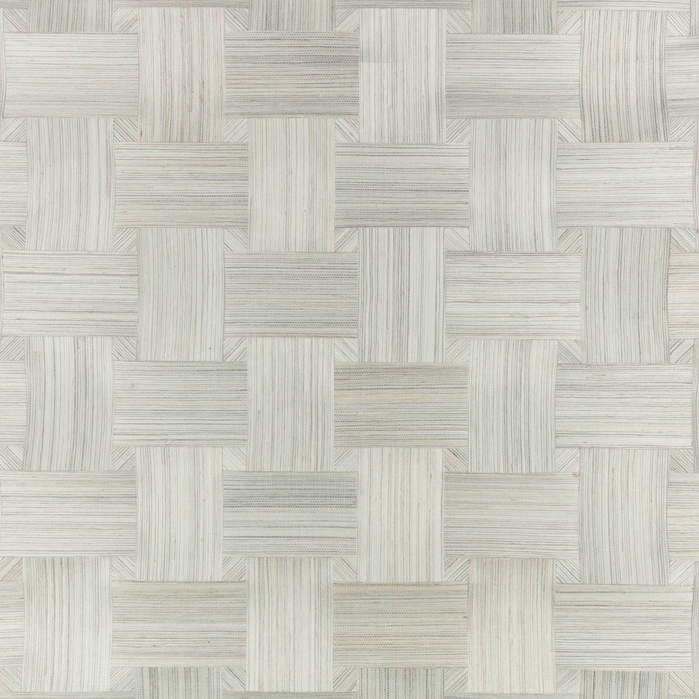 Lattice Mosaic Wallcovering - Silver wallpaper | Collage III Natural ...