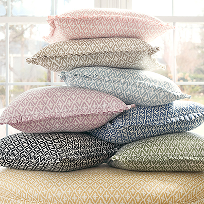 Lindsey - Blue fabric | Bristol Fabrics | Anna French