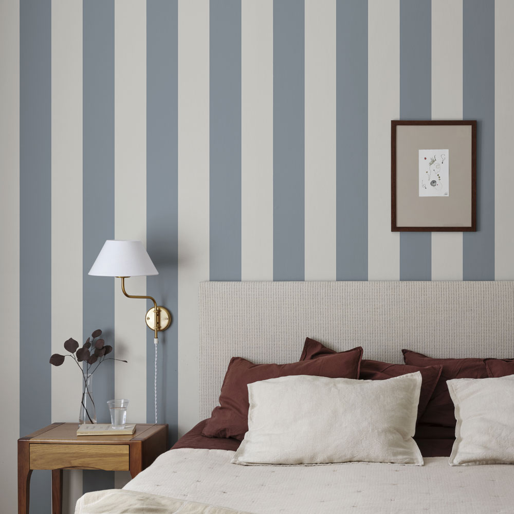 Magnus - Indigo Blue wallpaper | Mons Klint | Sandberg