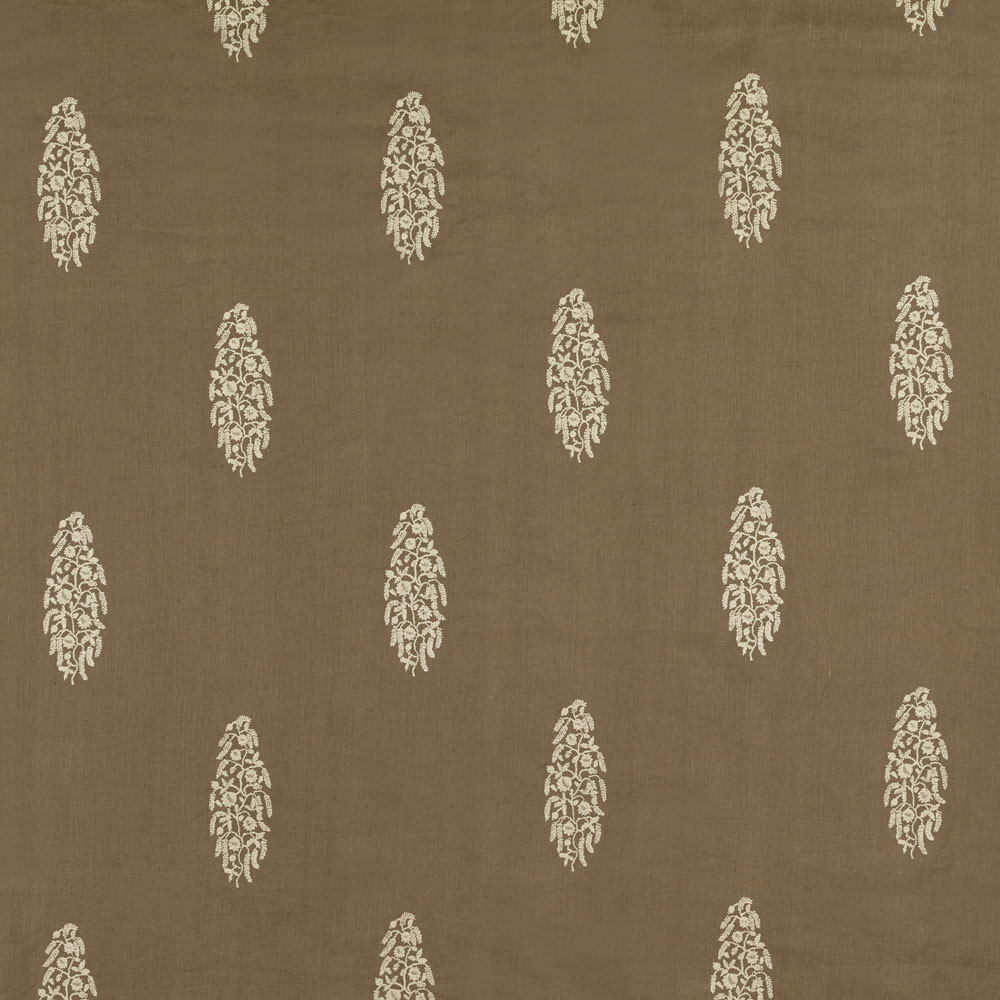 Mughal - Cumin fabric | Eclectic Embroideries | Mark Alexander