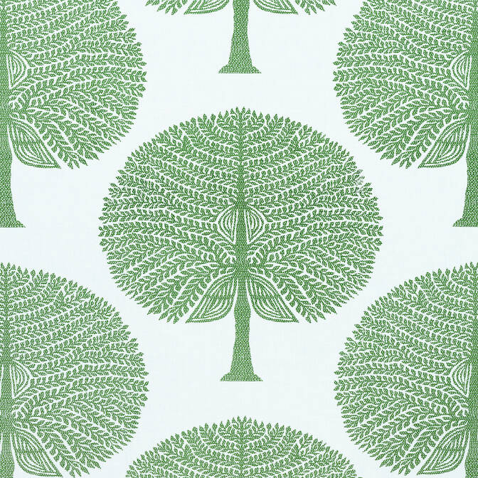 Mulberry Tree - Green fabric | Ceylon Fabrics | Thibaut