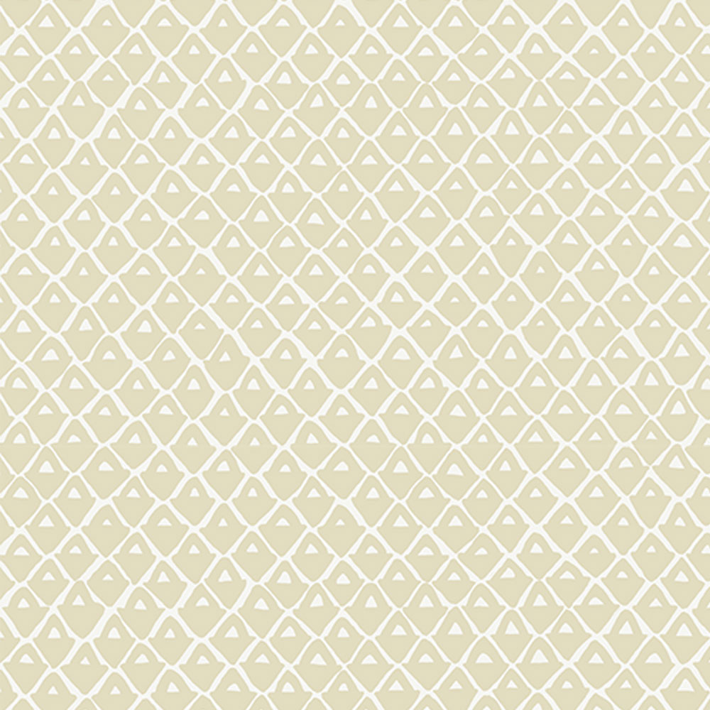 Pineapple Squares - Maitland Green/Ceiling White wallpaper | Josephine ...
