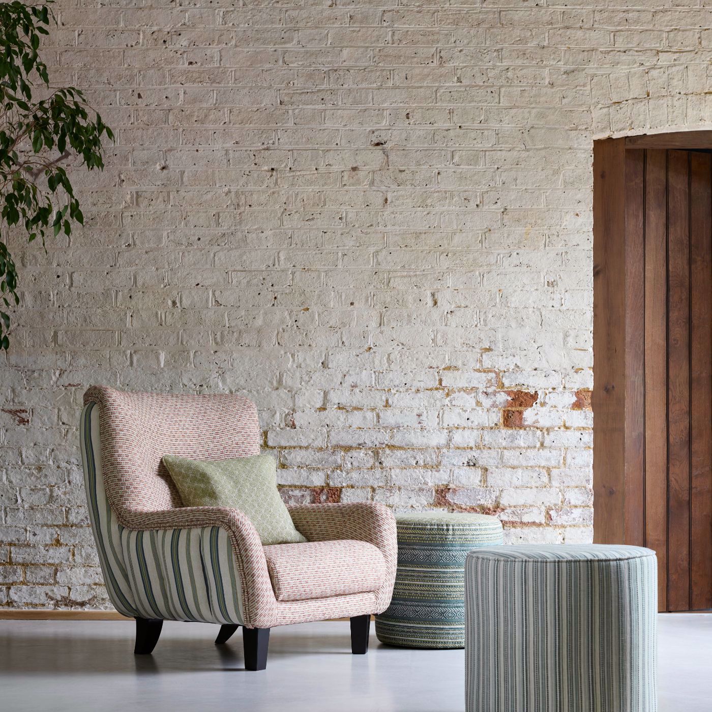 Ponto - Mineral fabric | Evora | Clarke & Clarke