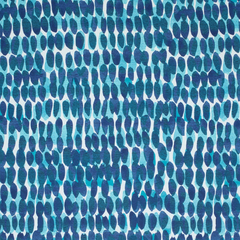 Rain Water - Blue and Turquoise fabric | Tropics fabrics | Thibaut