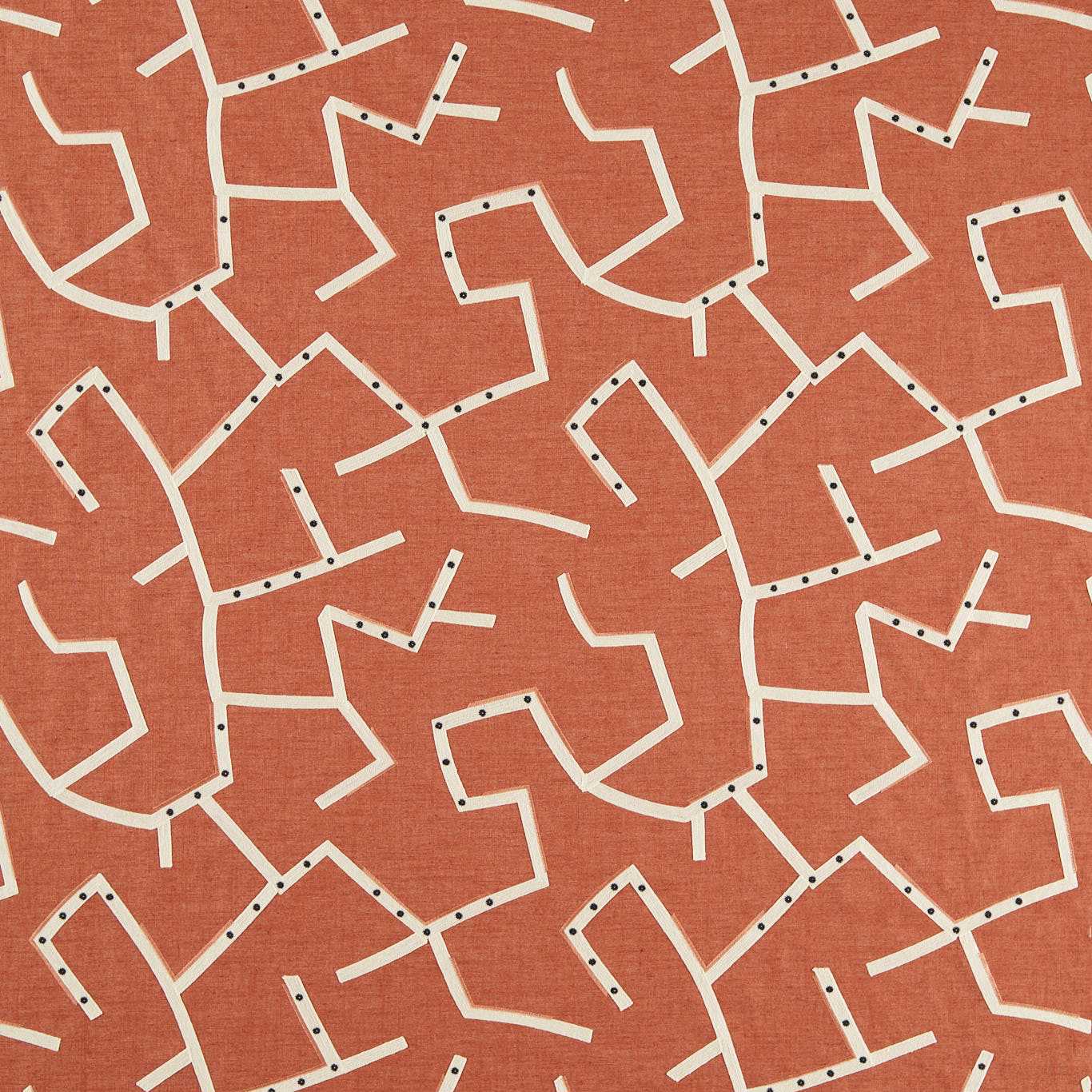 Saraceno - Rust fabric | Defined Momentum Fabrics | Harlequin