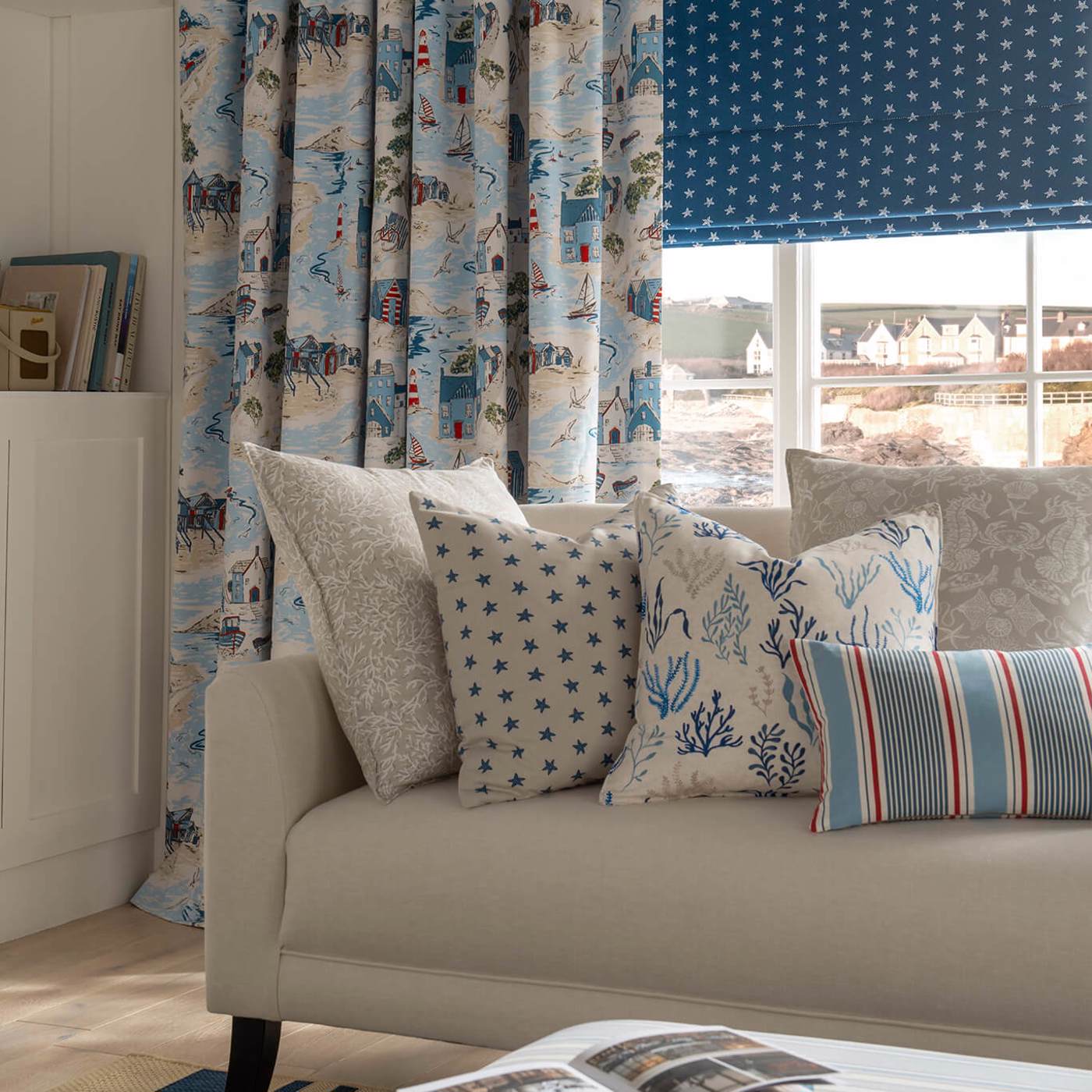 Seabed - Natural fabric | Marina | Studio G