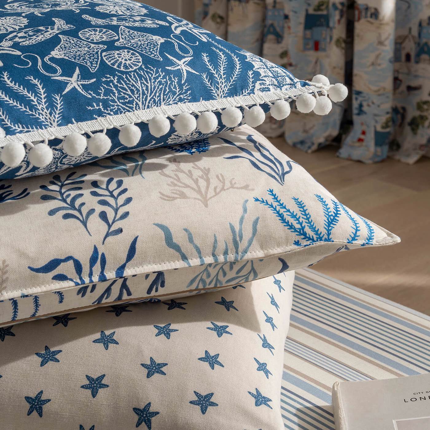 Seastar - Natural fabric | Land & Sea | Studio G