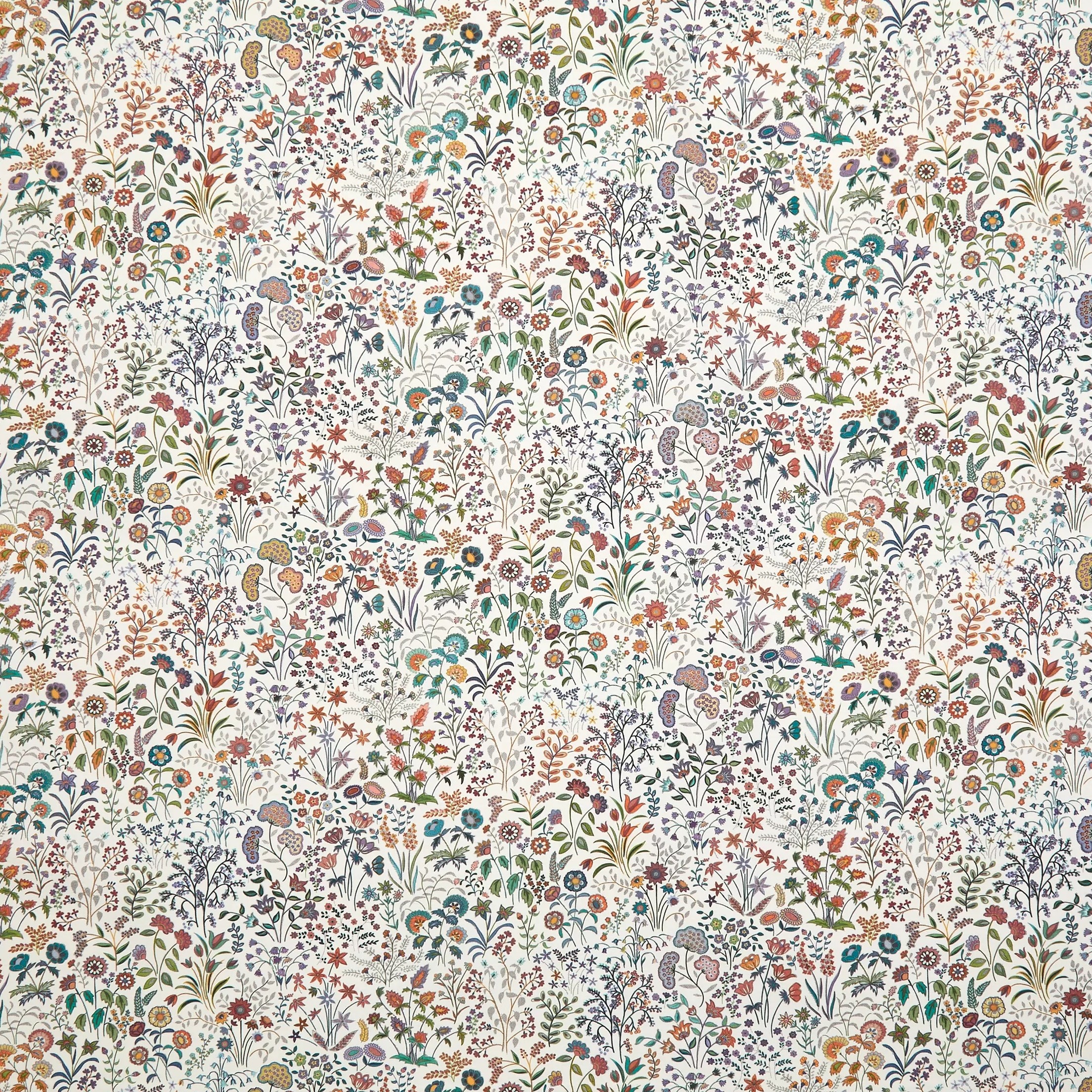 Shepherdly Flowers Cotton - Lacquer fabric | The Modern Archive ...