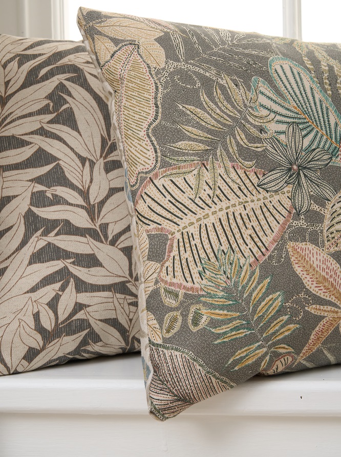 Sherbourne - Flint fabric | Botanical | Chess Designs