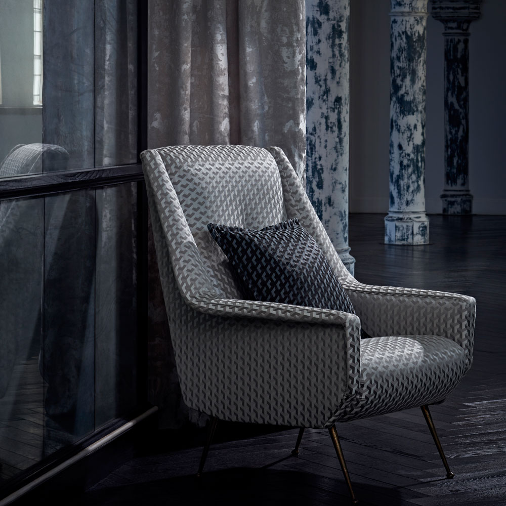 Tessere - Pebble fabric | Lusso 2 | Clarke & Clarke