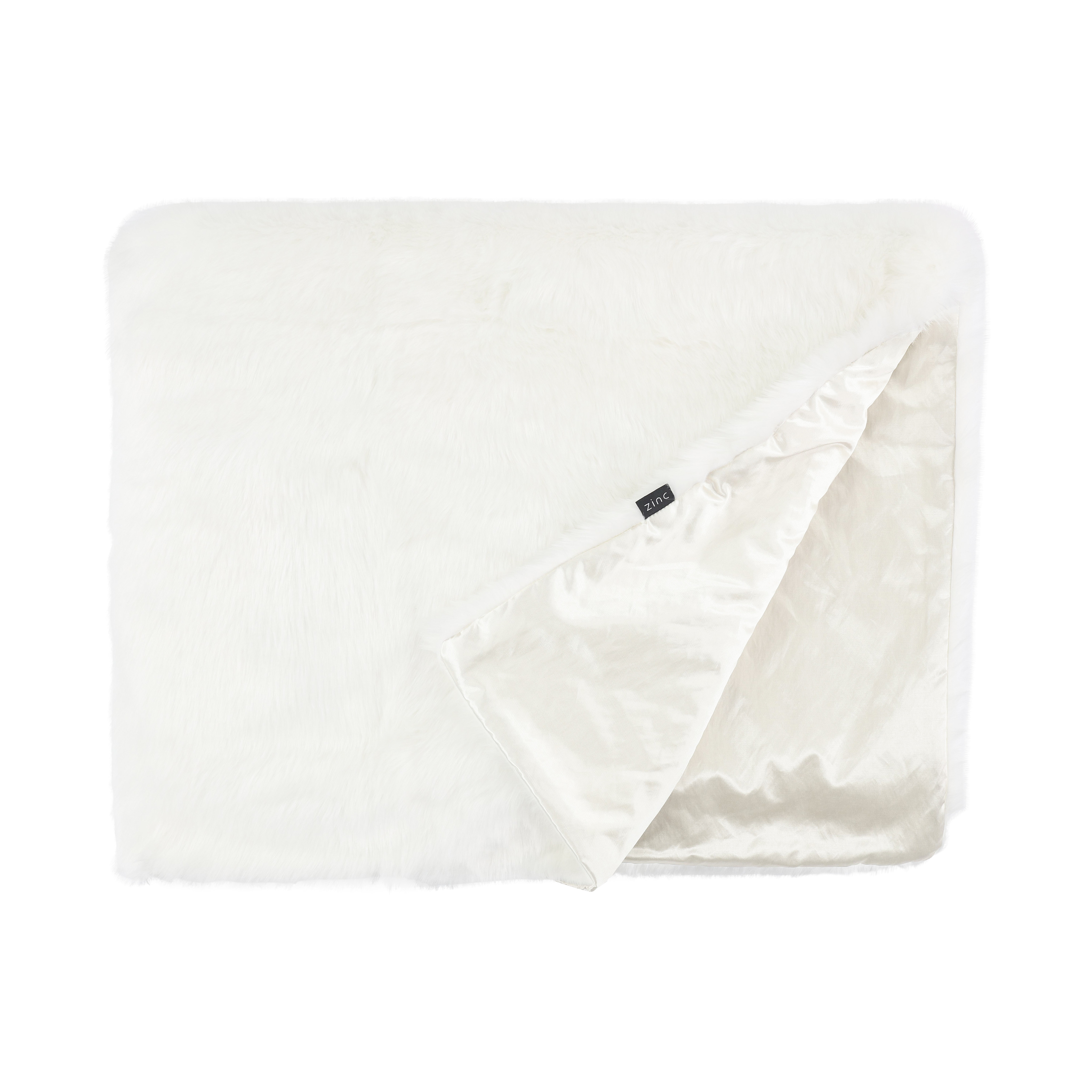 Zinc Textile - Yeti Throw - Arctic Fox | Designer Throws