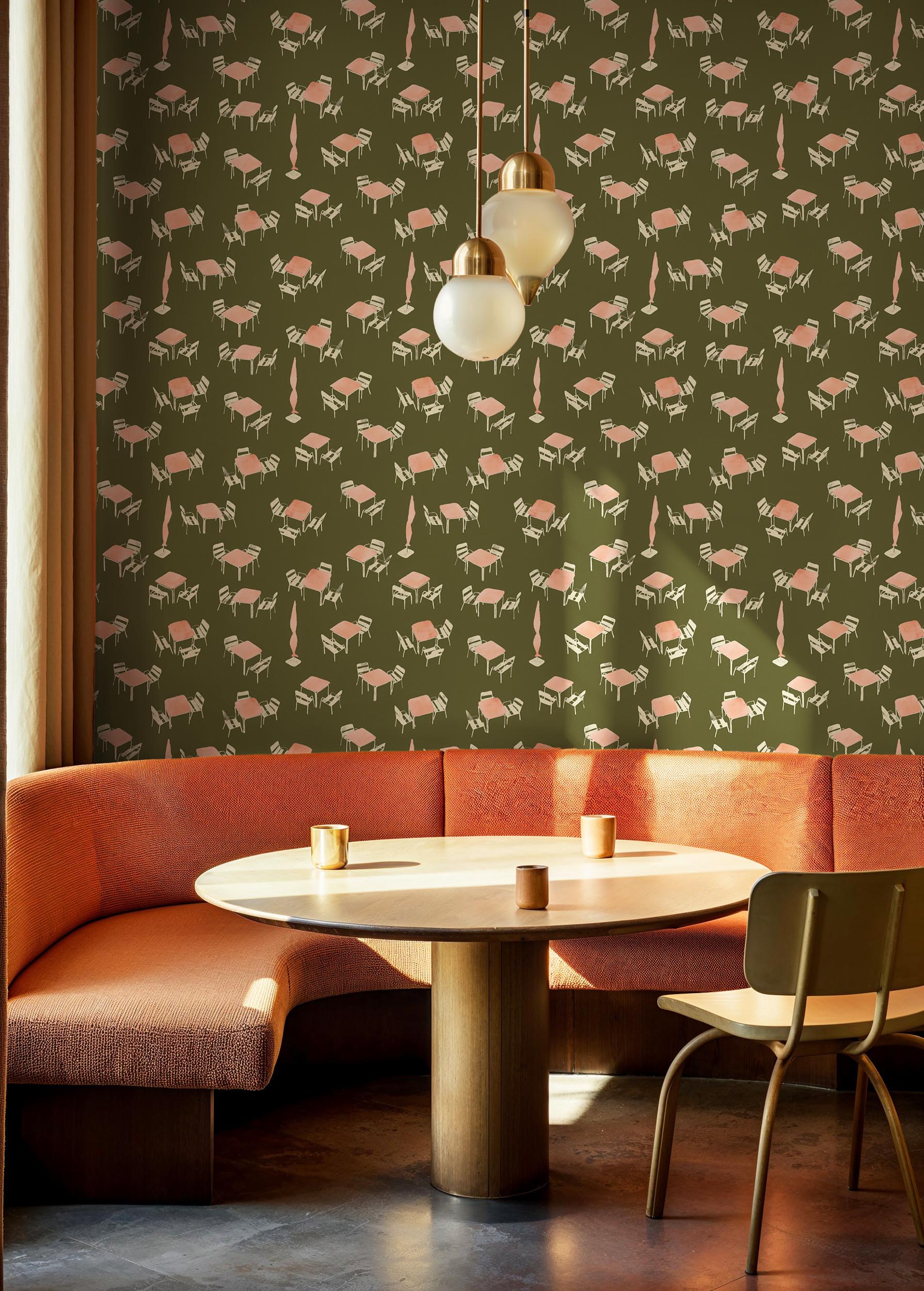 Terraceo - Green wallpaper | Solera | Tres Tintas