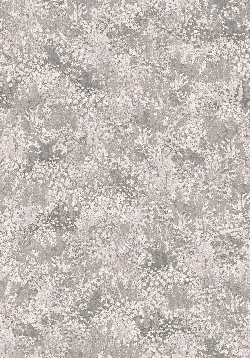Petite Flower - Platinum Matte wallpaper | The Gardens | Cole & Son