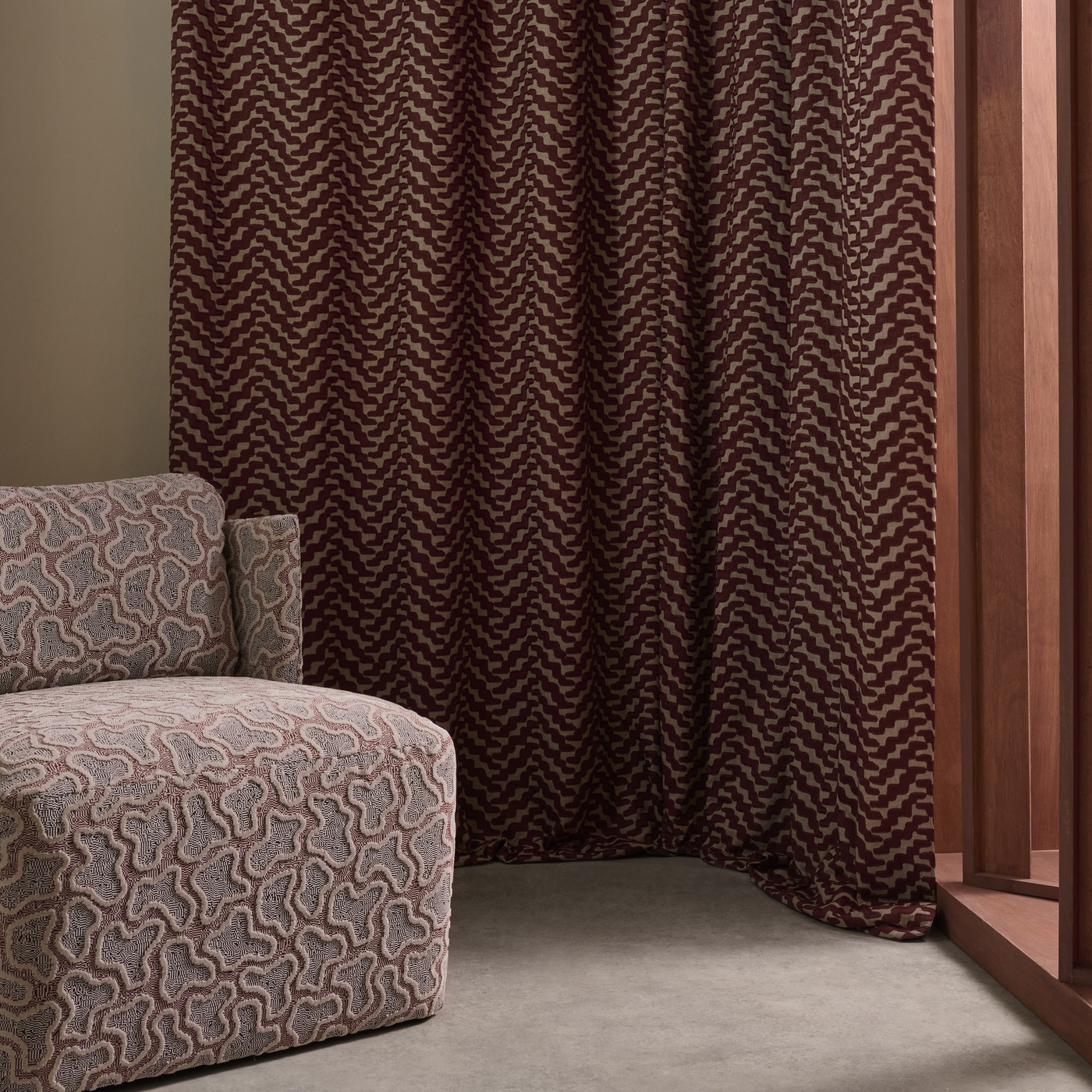 Thicket - Burgundy fabric | Defined Momentum Fabrics | Harlequin