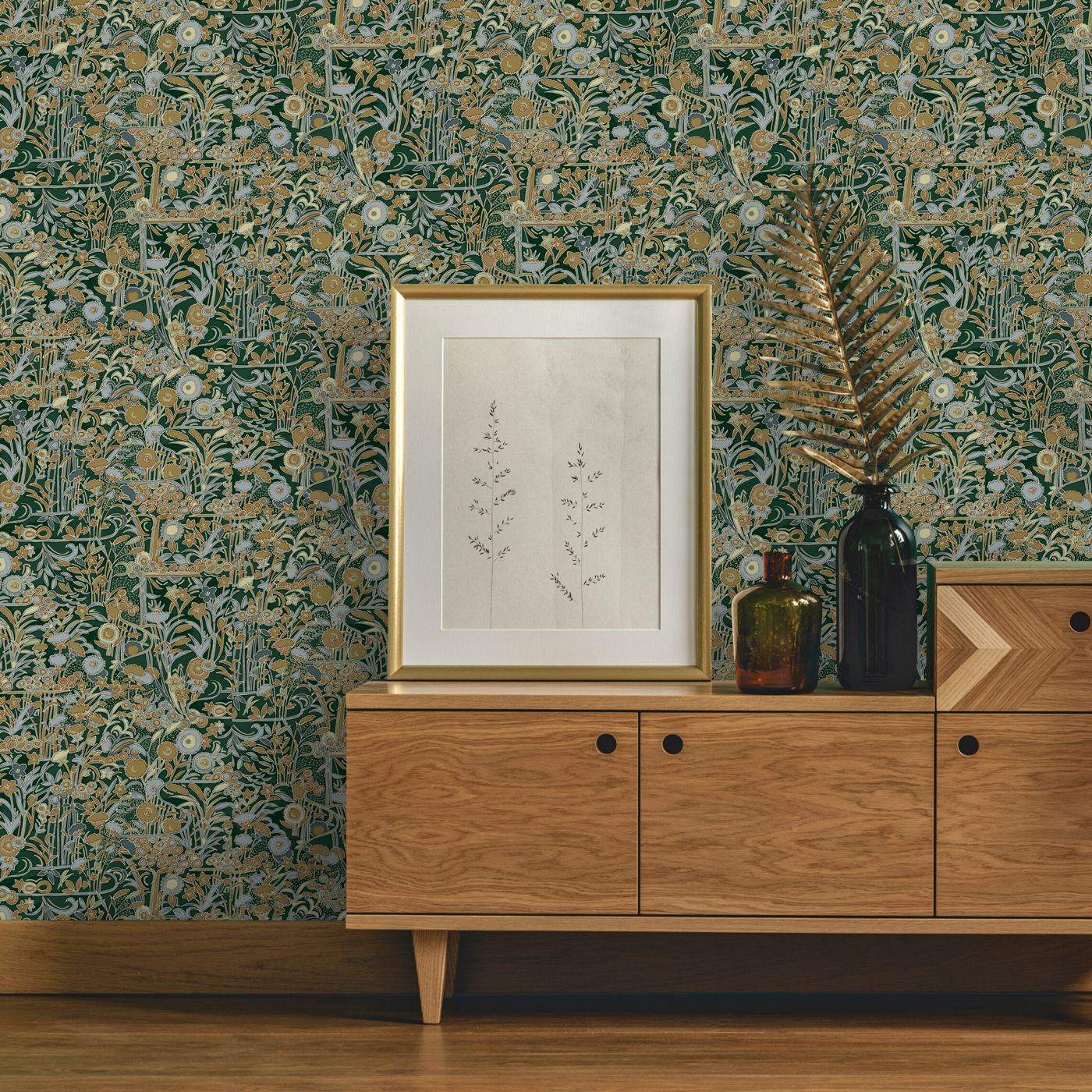 Tiffany - Forest wallpaper | Birchgrove Wallpaper | The Design Archives