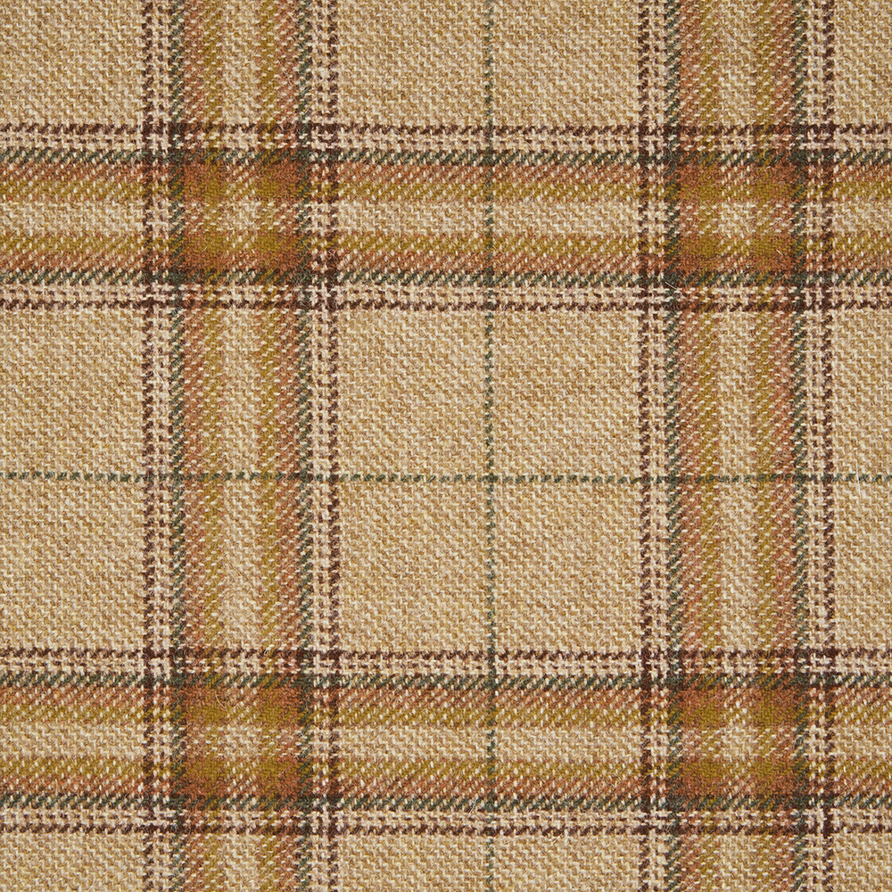 Apsley - Terracotta fabric | Stripes & Checks | Abraham Moon