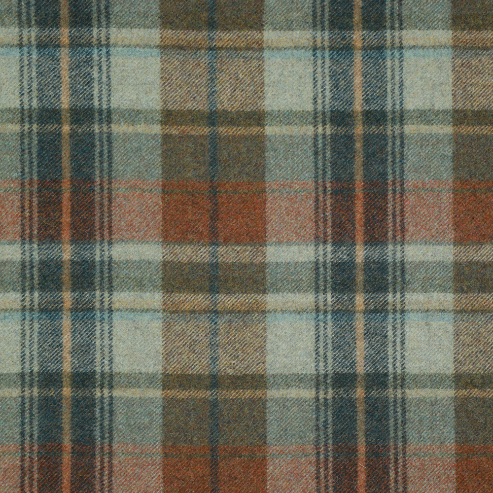 Walsh - Aqua/Rust fabric | Heritage II | Abraham Moon