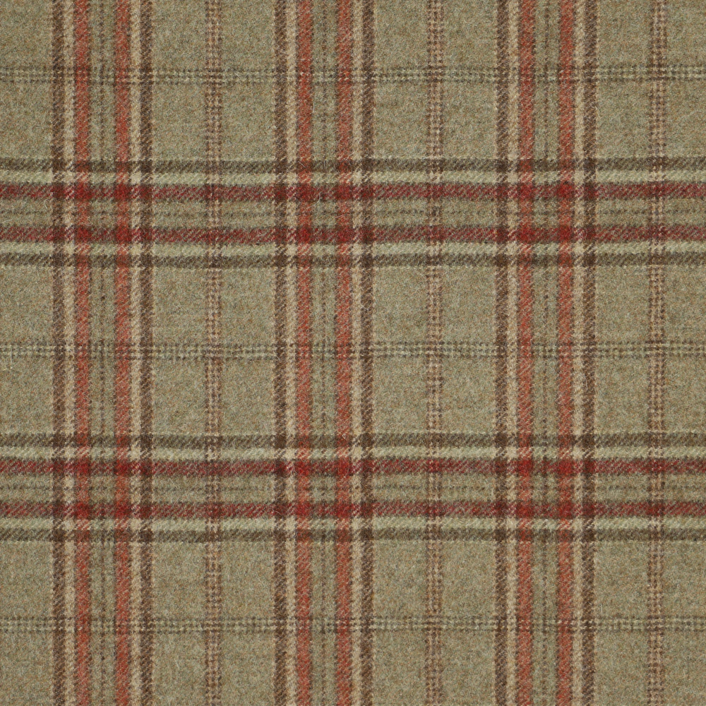 Smyth - Sage/Red fabric | Heritage II | Abraham Moon