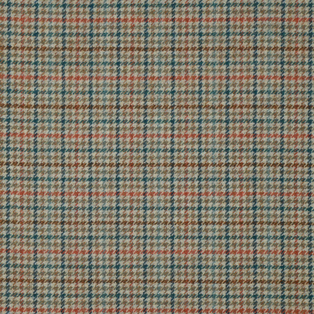 Aveyard - Aqua/Rust fabric | Heritage II | Abraham Moon
