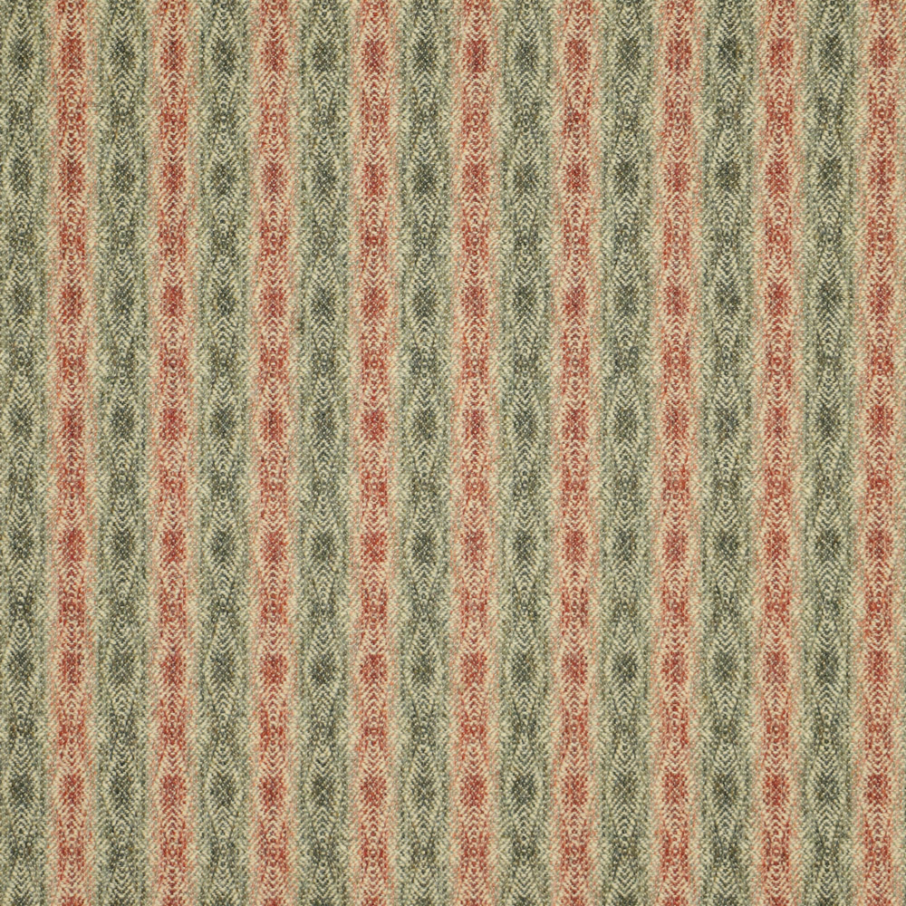 Netherfield - Sage/Red fabric | Heritage II | Abraham Moon