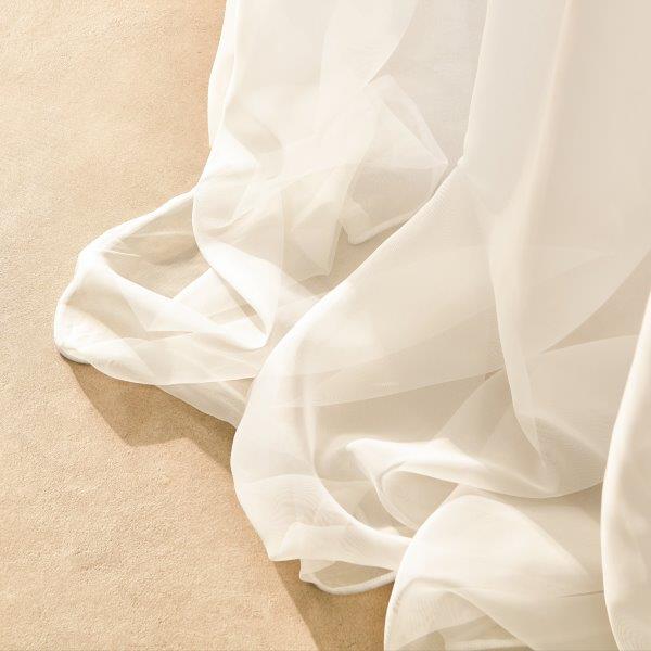 Lucent - Chalk fabric | Lucent Wide-Width Sheers | Villa Nova