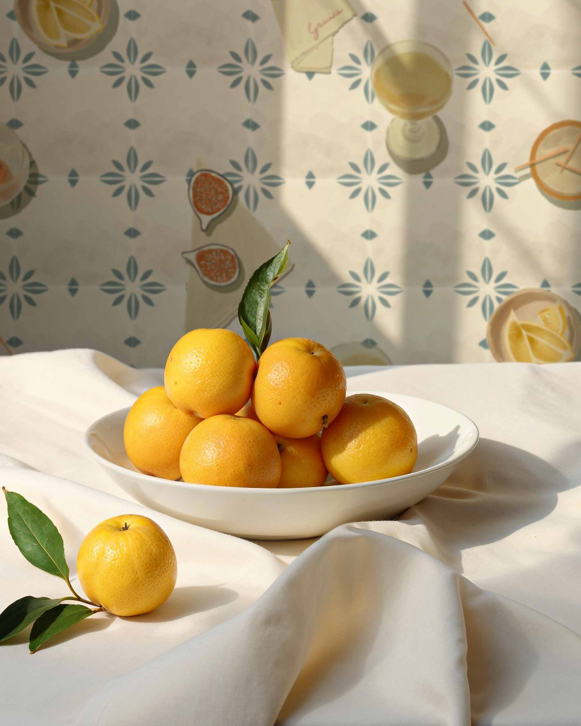 Vermut - White wallpaper | Solera | Tres Tintas