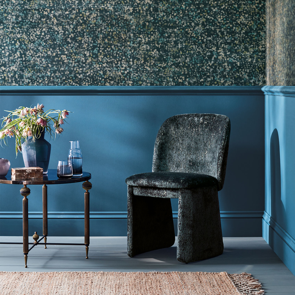 Naira - Teal wallpaper | Tabala | Black Edition