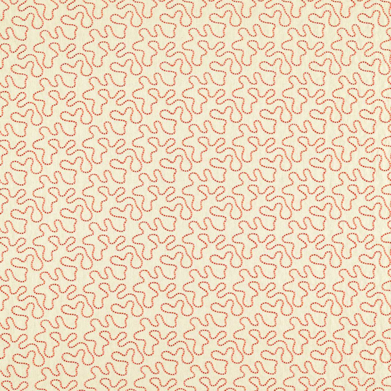 Wiggle - Linen/Carnelian fabric | Harlequin X Sophie Robinson Fabrics ...