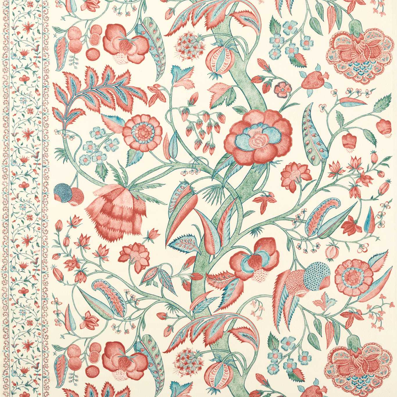 Artisan Palampore - Chintz fabric | Indienne Fabrics by Zoffany | Zoffany