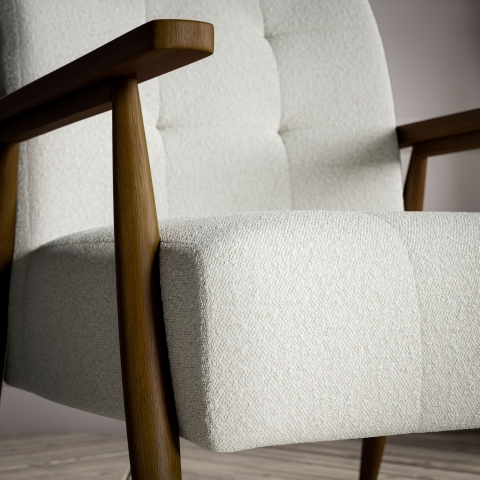 Andes - Ivory fabric | Boucle 11 | Warwick