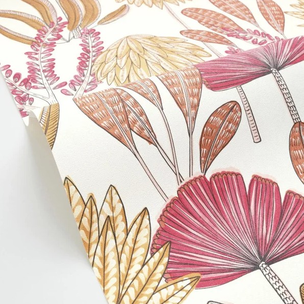 Bali - Rose Fuchia wallpaper | Wild | Caselio