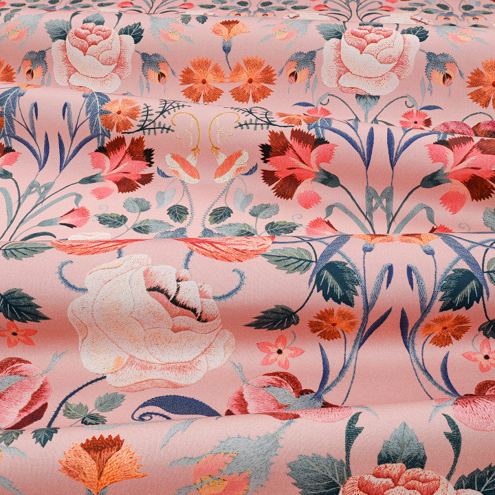 Bonita - Chateau Rose fabric | Temperley London x Romo Fabric | Romo