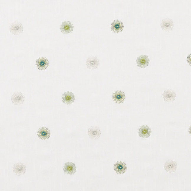 Bronte - Verdigris fabric | Fiorella | Porter & Stone