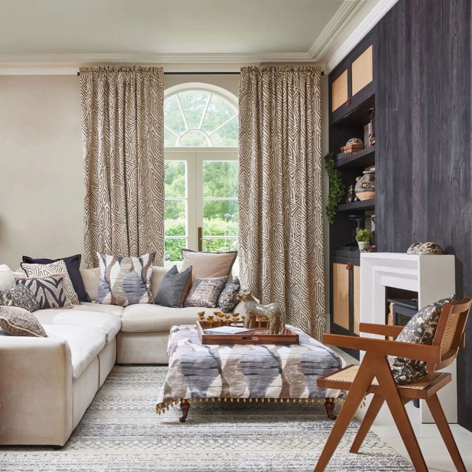 Rafiki - Raven fabric | Safari Fabrics | Prestigious Textiles