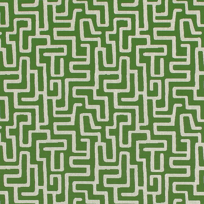 Terrace Lane - Spring Green fabric | Sojourn Fabrics | Thibaut