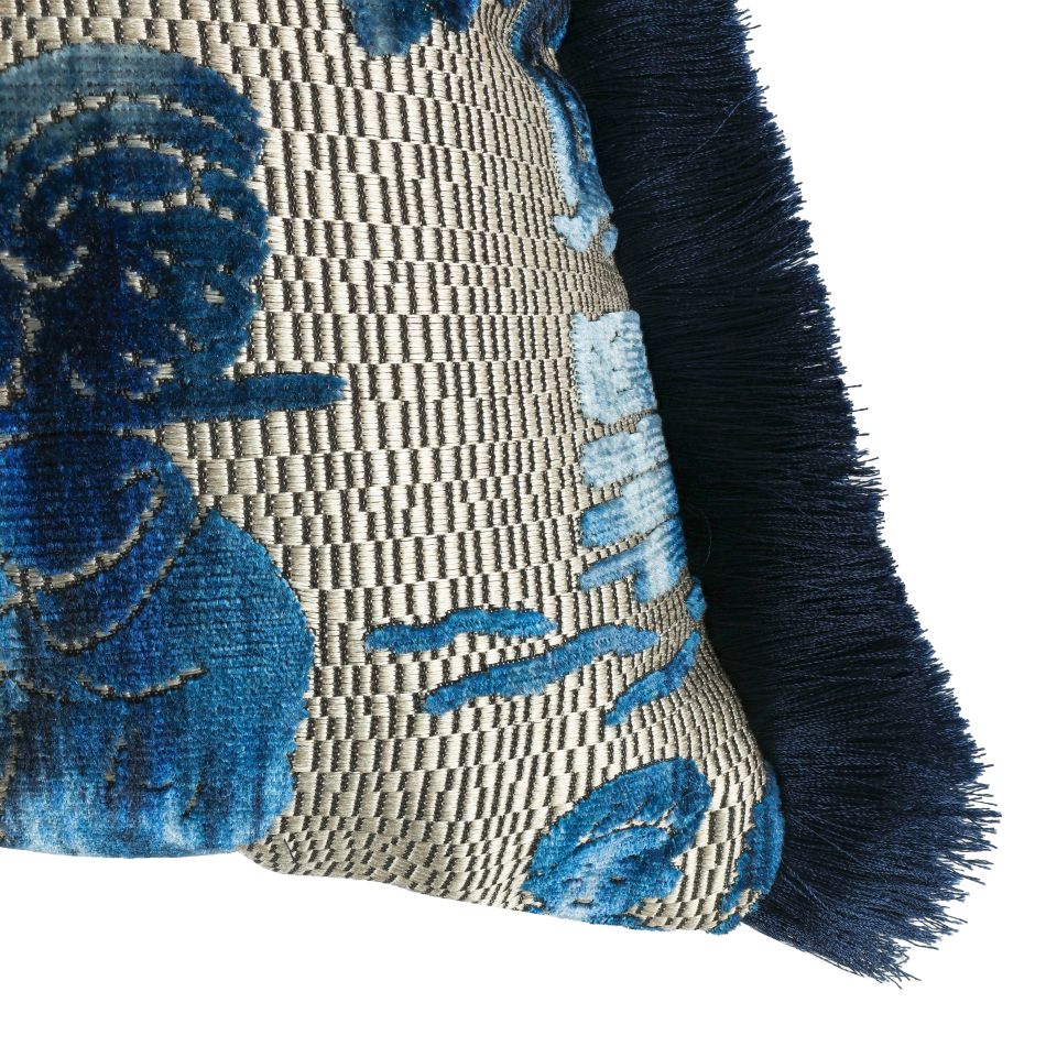 Black Edition - Isenzo Cushion - Topaz | Patterned & Embroidered Cushions