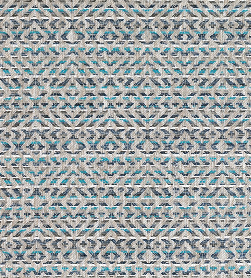 Mokolo - Indigo fabric | Mokolo Outdoor Fabrics | Romo