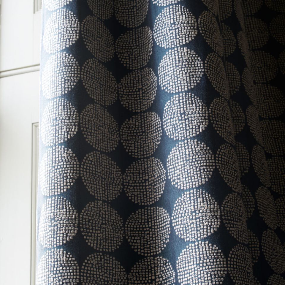 Kiko - Indigo fabric | Amara | Clarke & Clarke