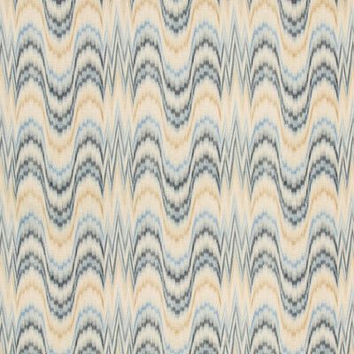 Jasper Print - Capri/Indigo fabric | Avondale Fabrics | Lee Jofa