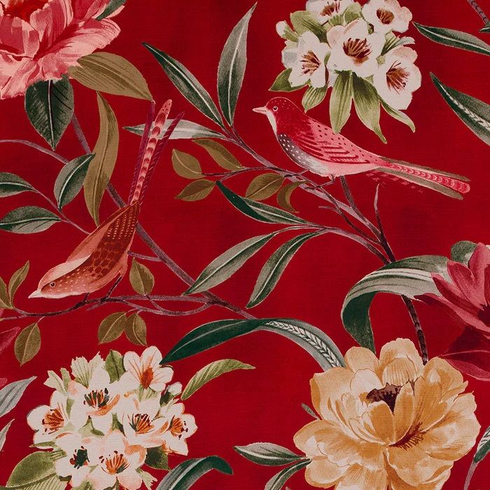 Shangri La - Rosso fabric | Shangri La | Porter & Stone